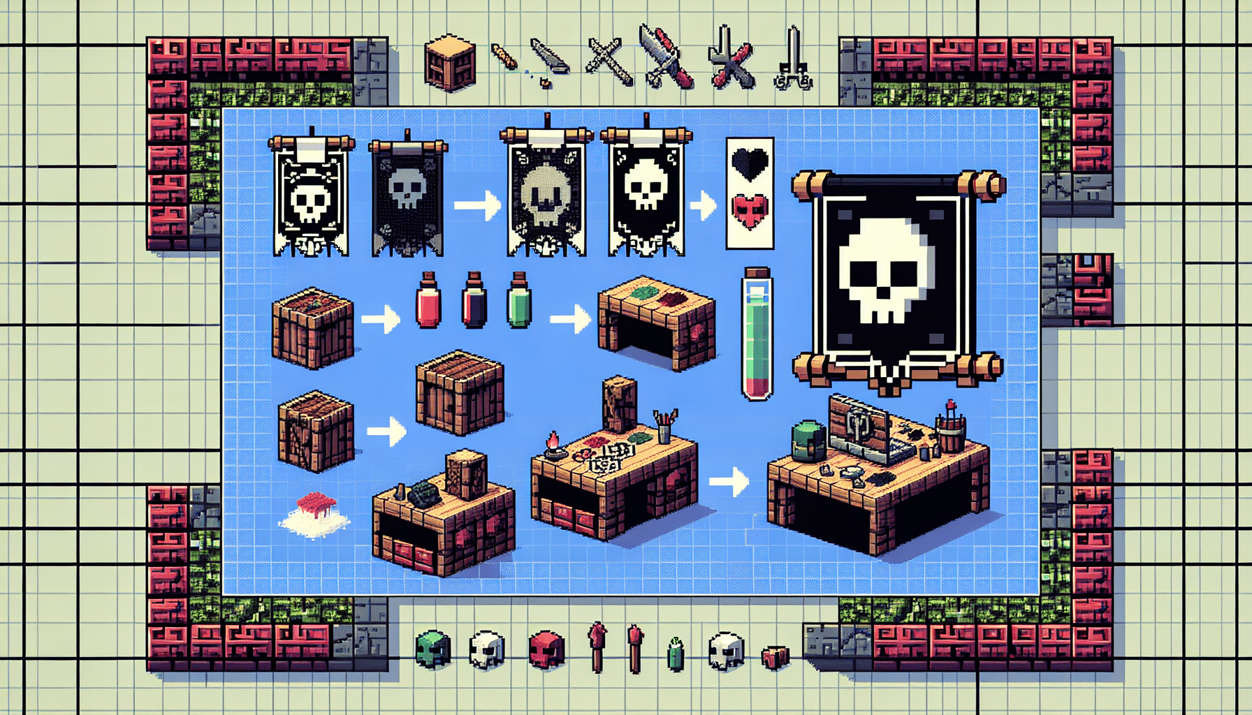 Cómo Conseguir Diseño De Estandarte (Estampado De Calavera) En Minecraft