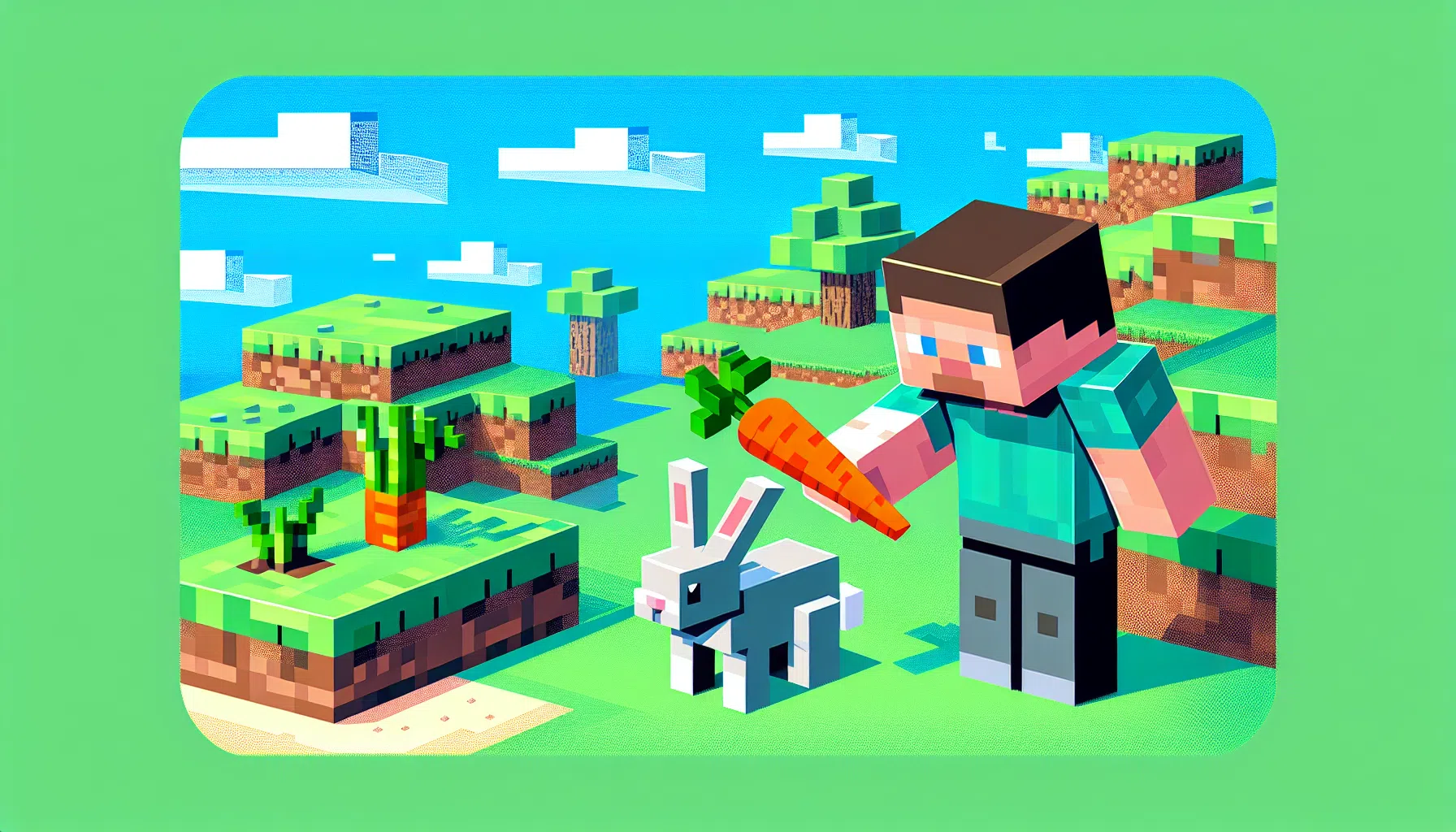 Cómo Domesticar Un Conejo En Minecraft