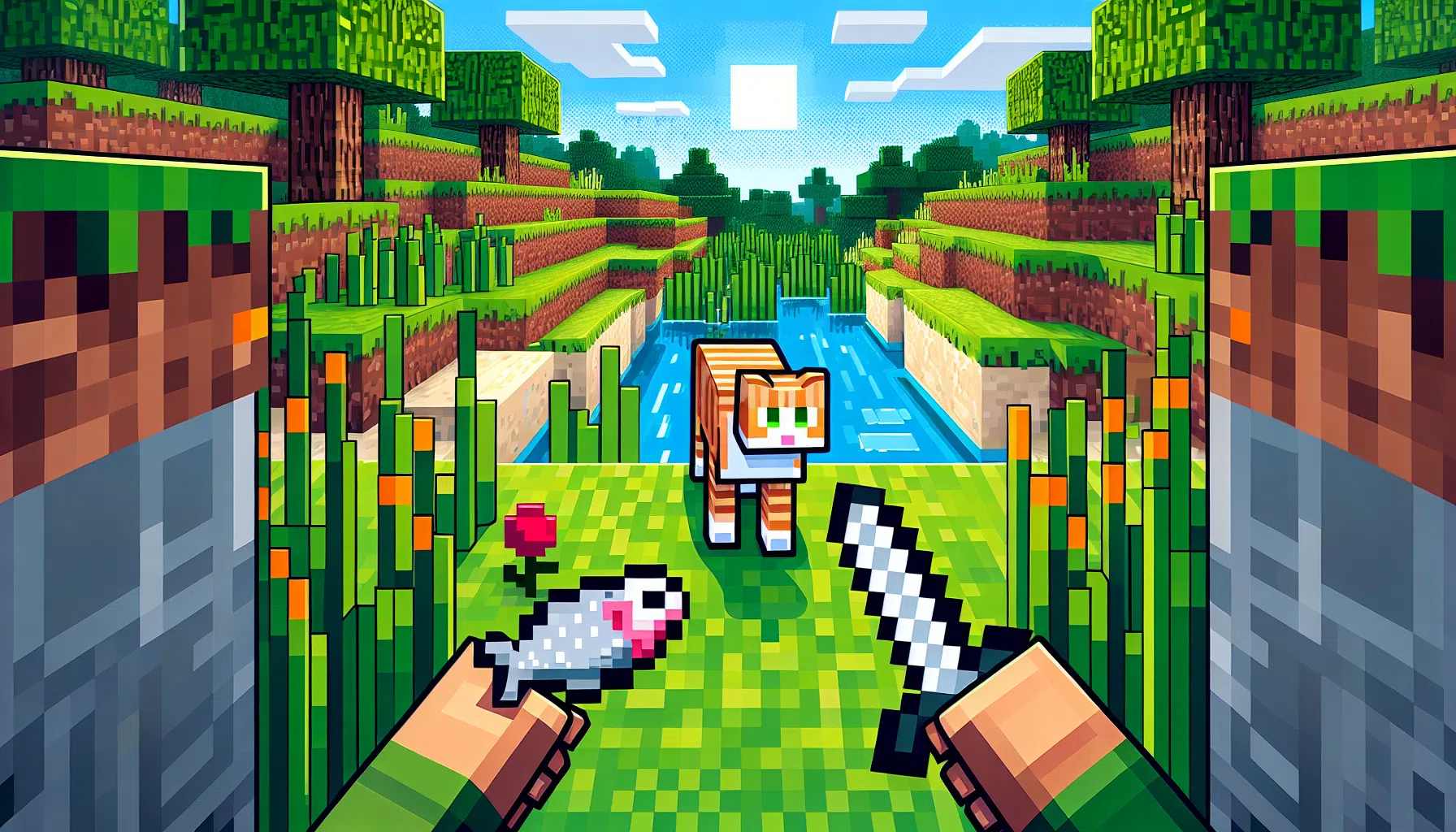 Cómo Domesticar Un Gato En Minecraft