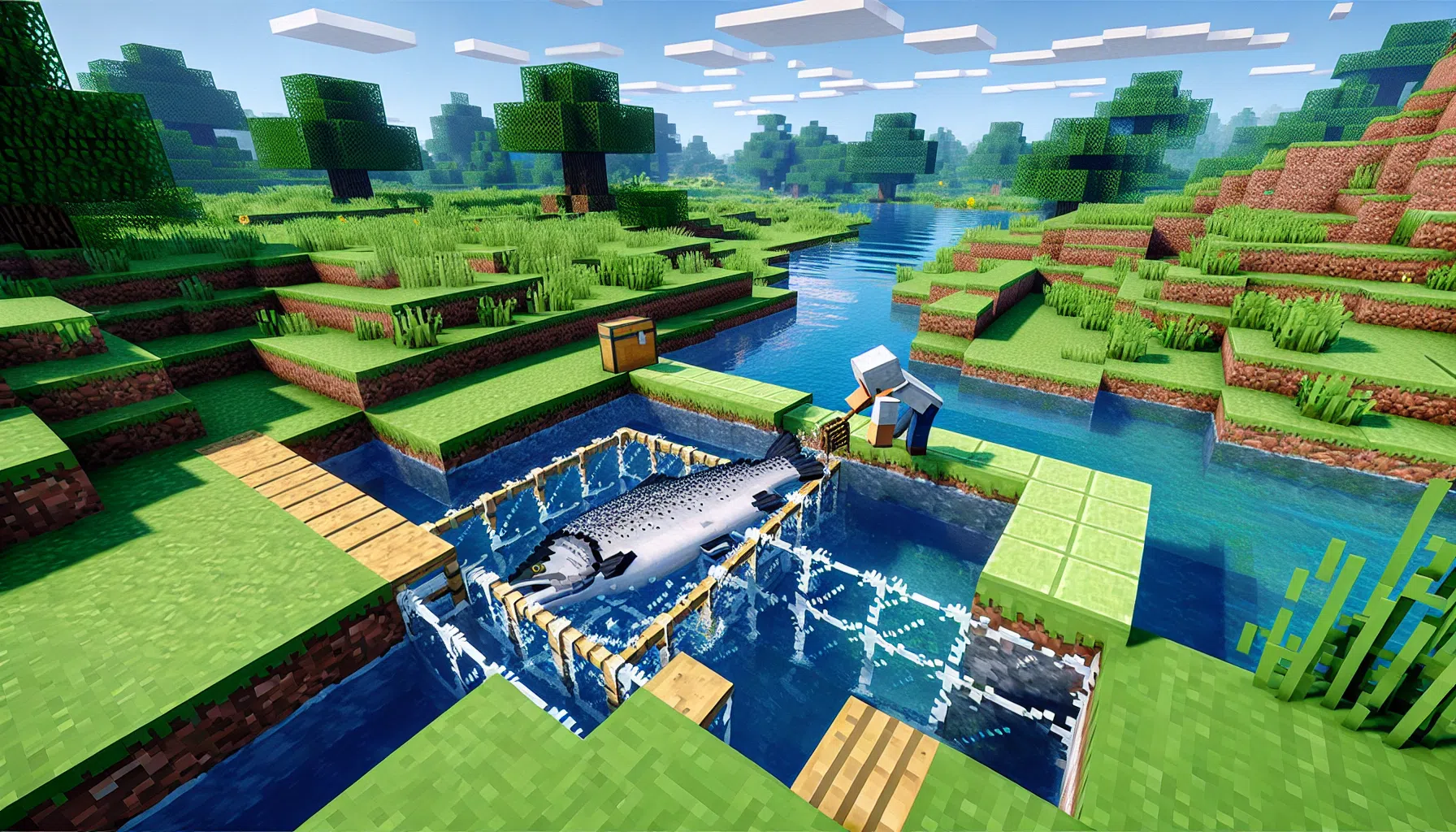 How to Tame a Salmon in Minecraft