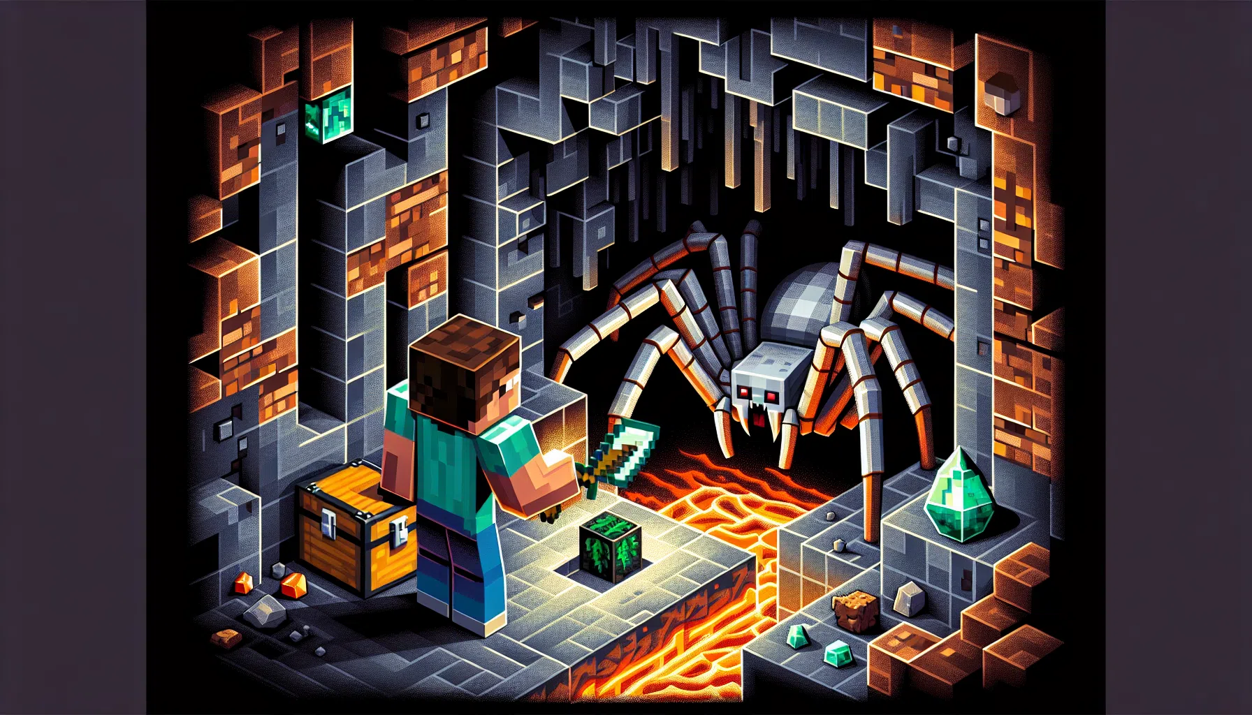 Cómo Domesticar Una Araña De Cueva En Minecraft