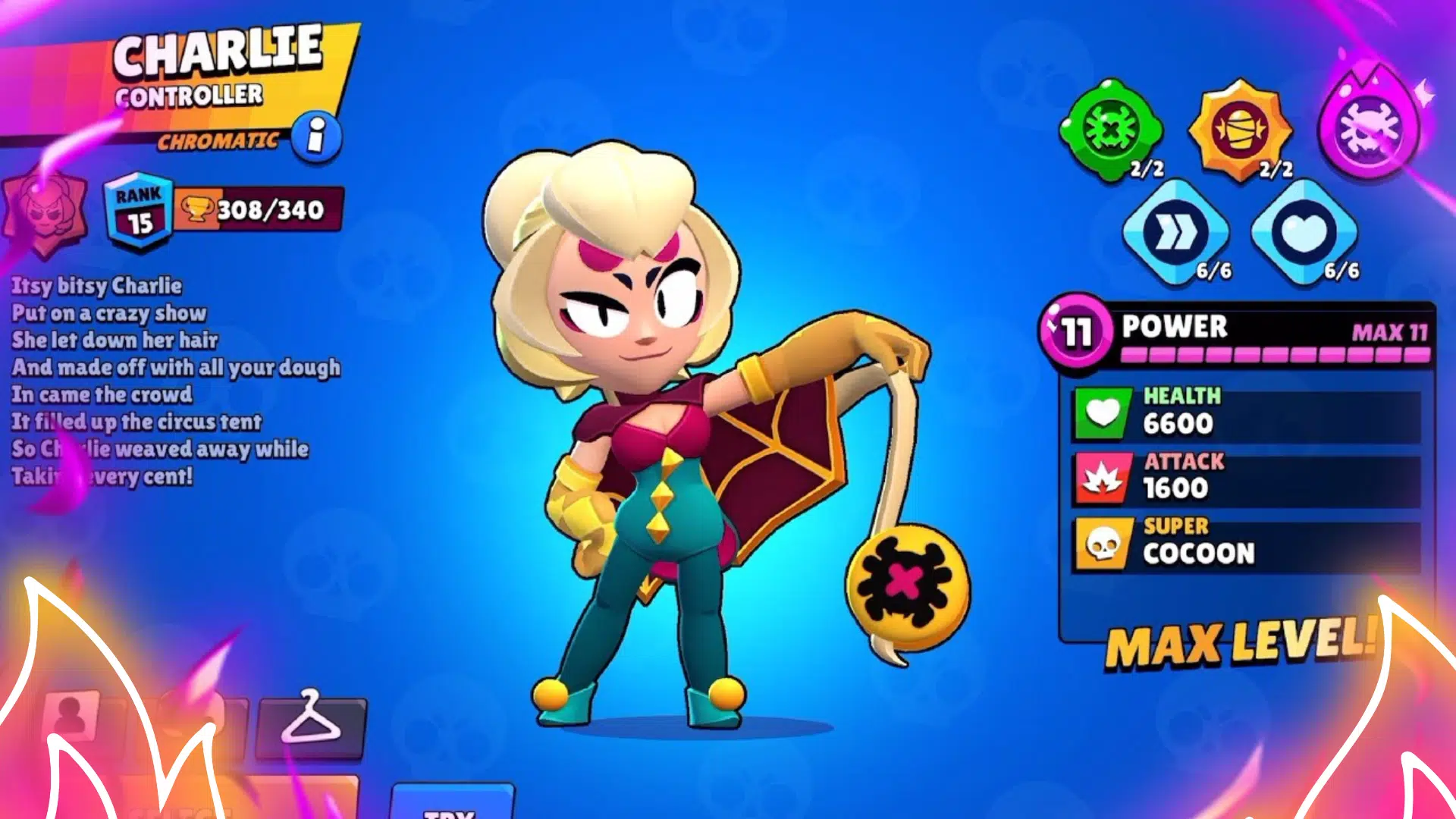 Charlies Setninger I Brawl Stars