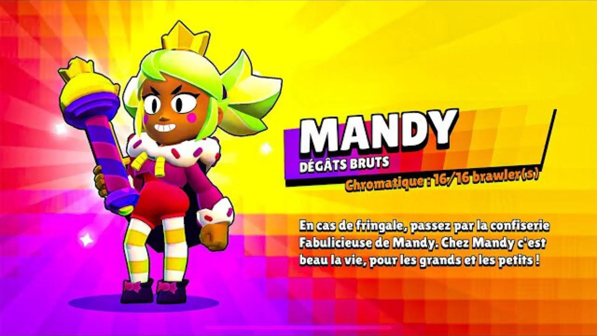 Frases de Mandy en Brawl Stars