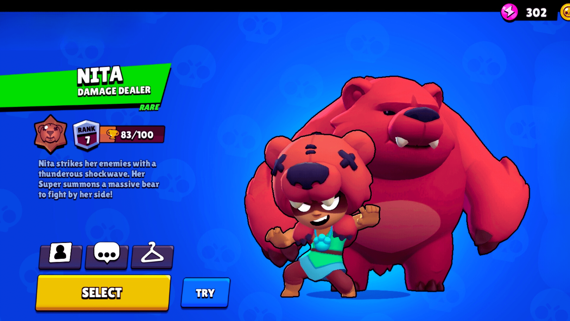 Frases de Nita en Brawl Stars