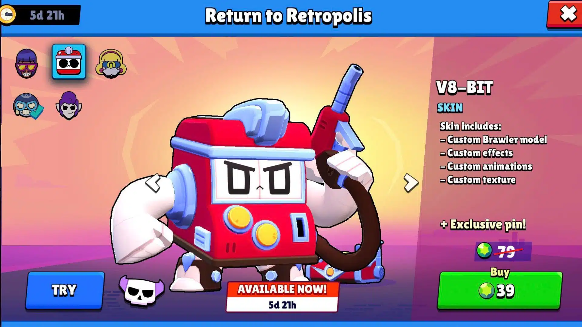 Cómo conseguir a 8-Bit en Brawl Stars