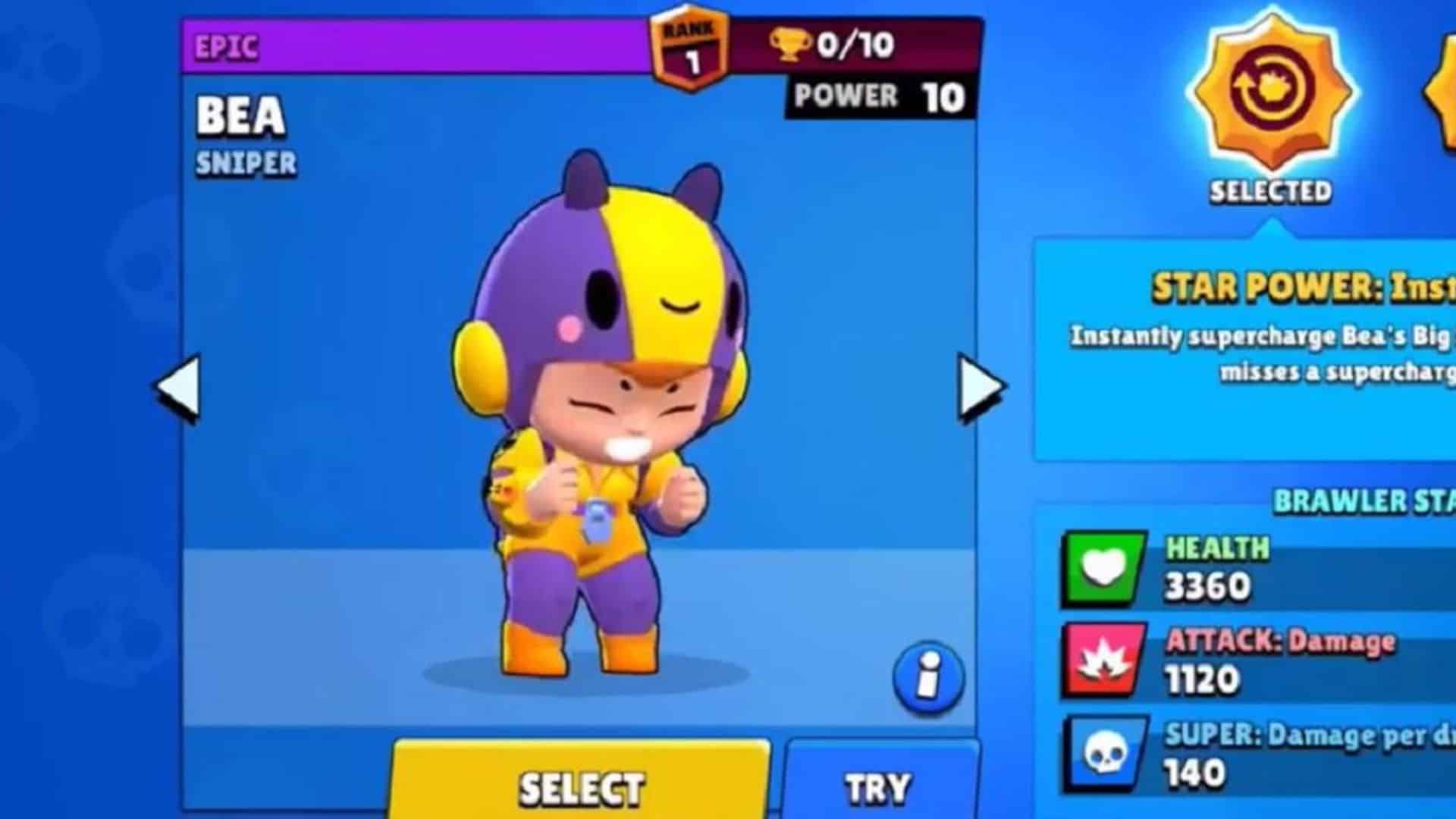 Cómo conseguir a Bea en Brawl Stars