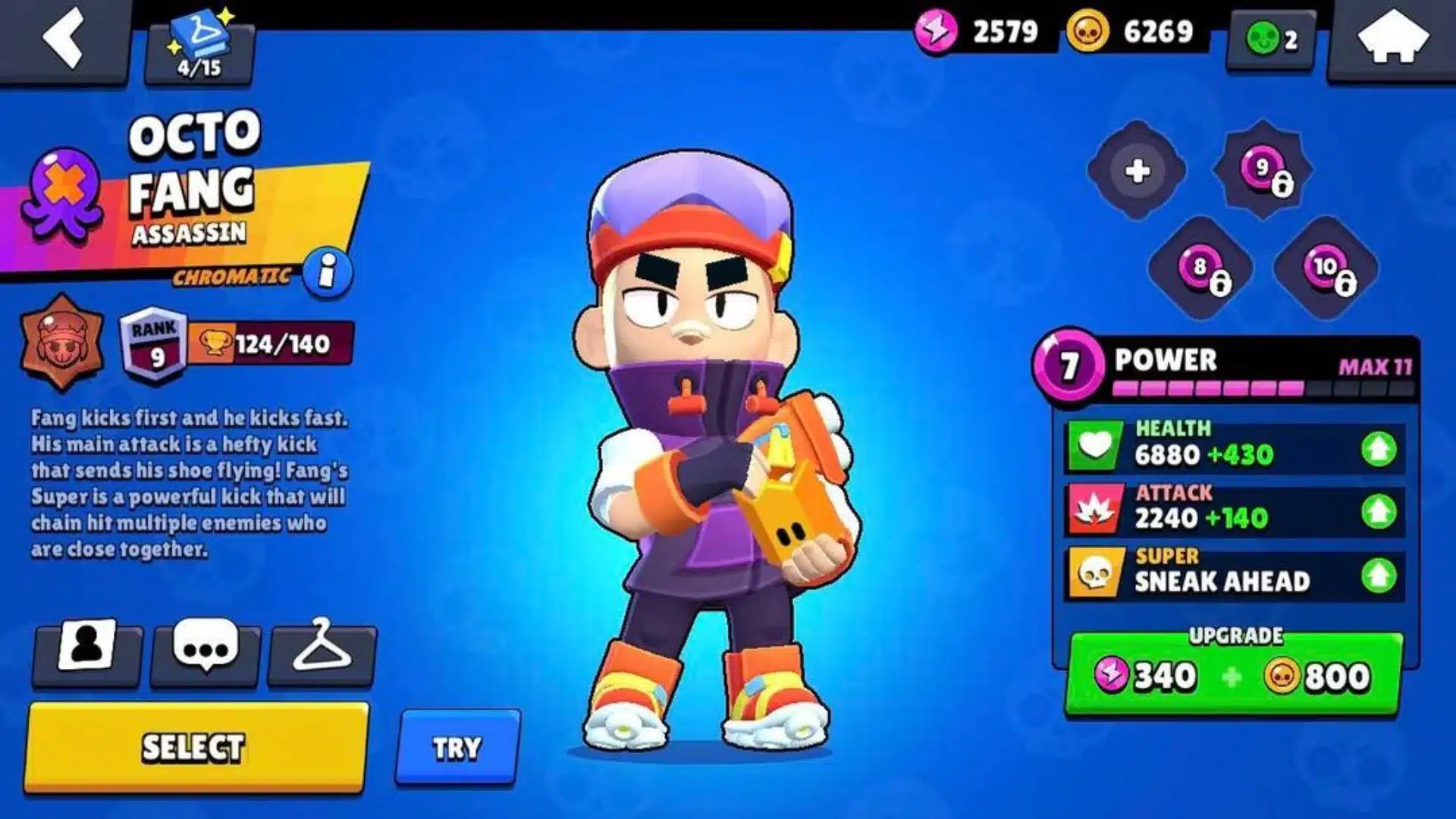 Cómo conseguir a Fang en Brawl Stars