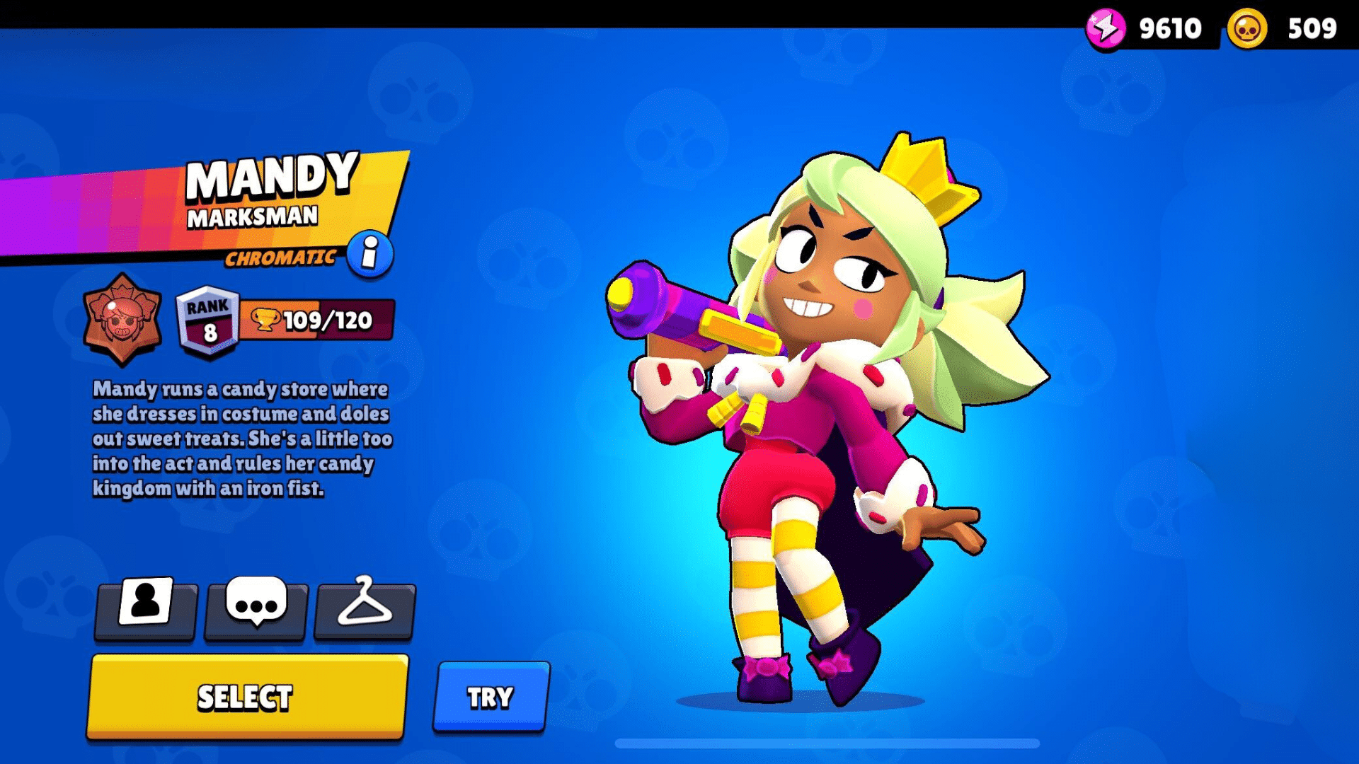 Como colocar Mandy em Brawl Stars