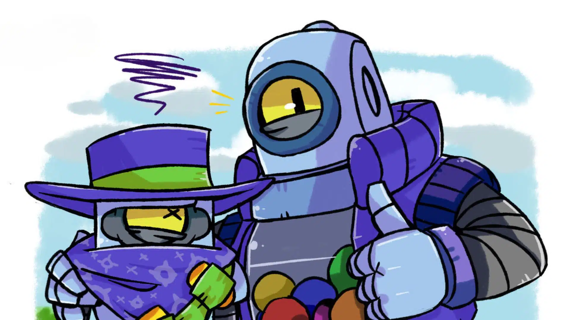 Cómo Dibujar a Rico de Brawl Stars