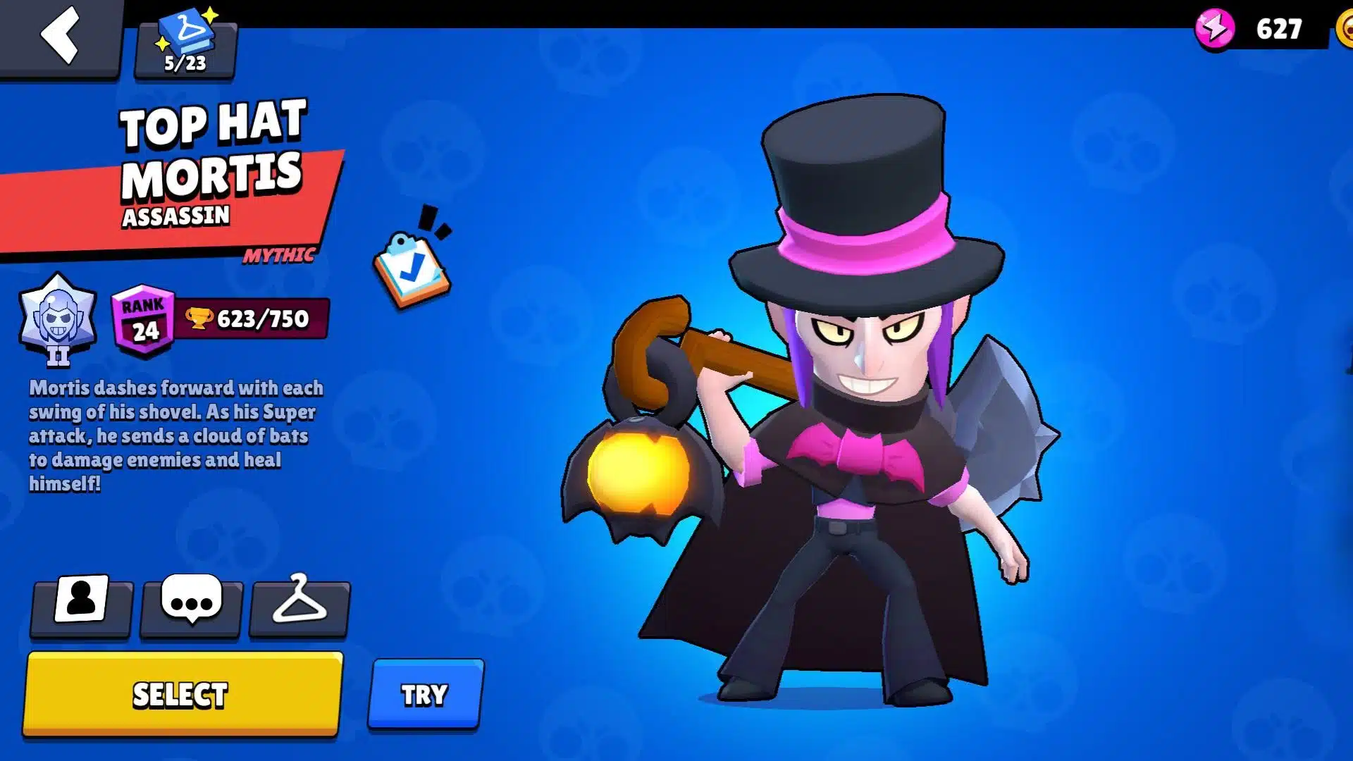 Imágenes de Mortis de Brawl Stars