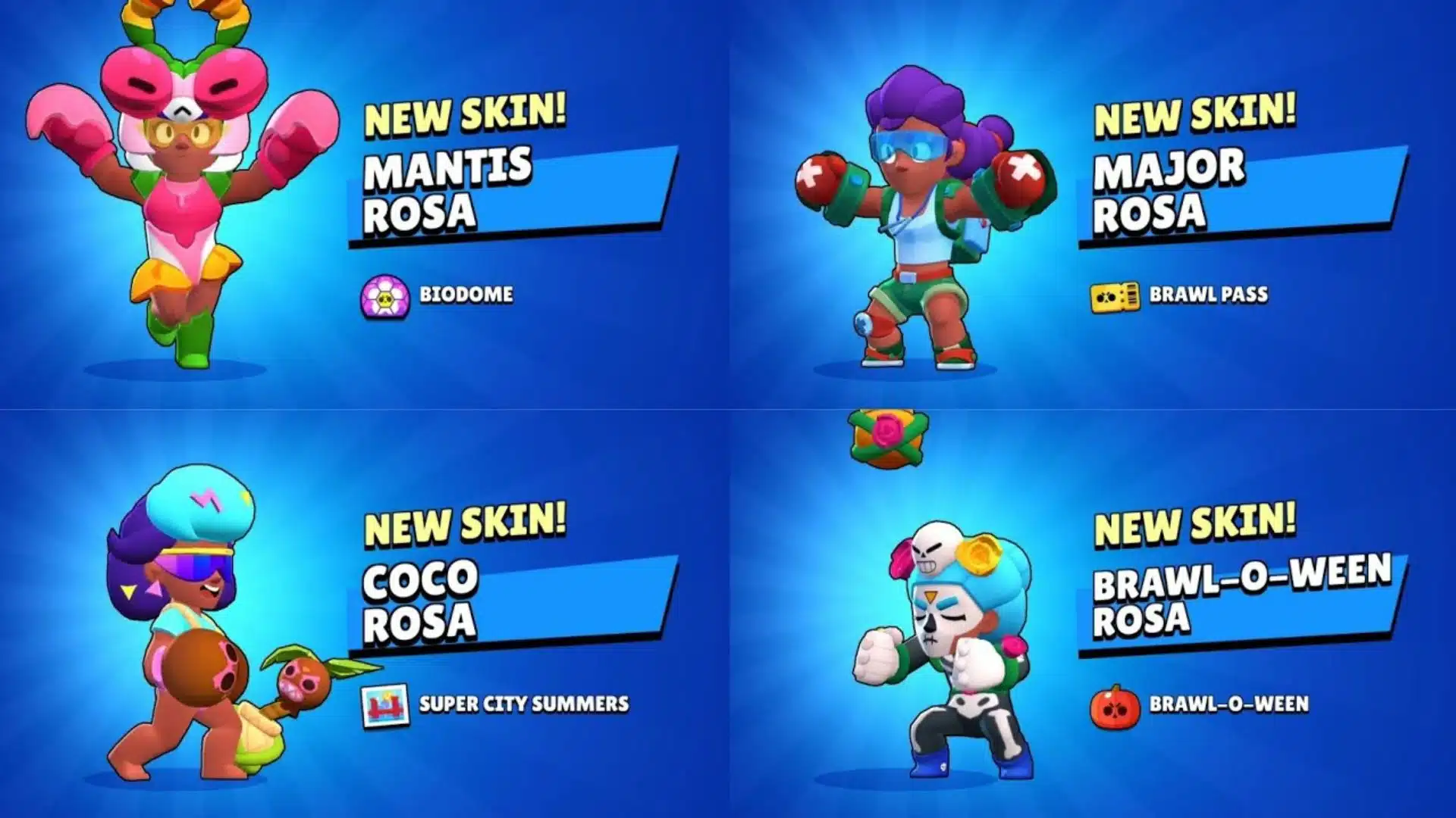 Todas las Skins de Rosa en Brawl Stars Todas las Skins de Rosa en Brawl Stars