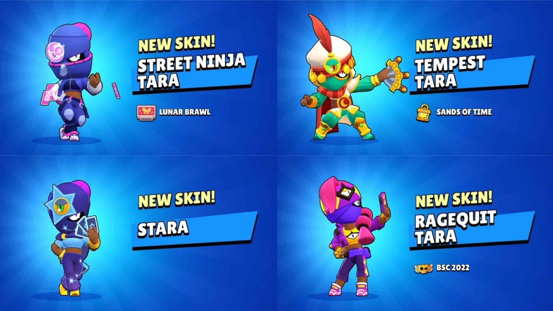 Todas las Skins de Tara en Brawl Stars